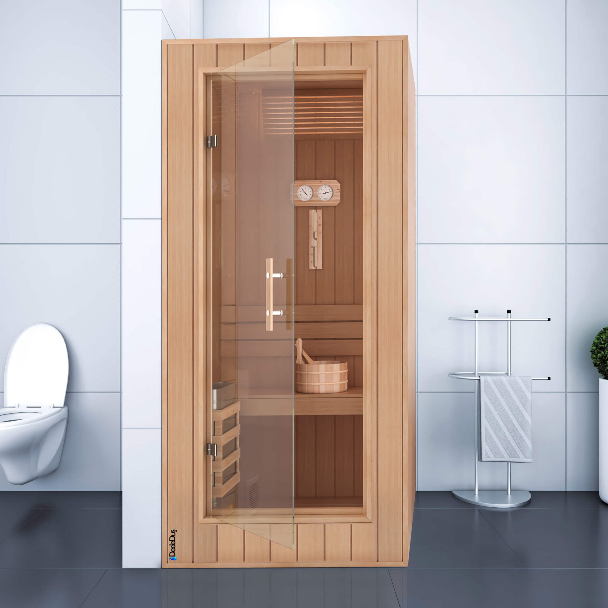 Ev Tipi Mini Hazır Sauna | Mod | İndirimli Fiyatlar Dede Duş'ta!